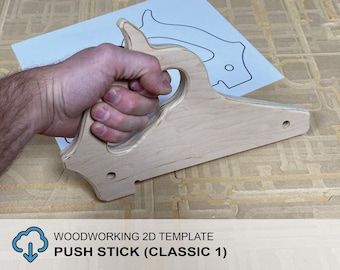 Woodworking Template Table Saw Push Stick classic Hand Saw - Etsy