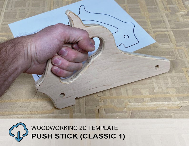 Hand Saw Push Stick Template: Woodworking PDF (digital Download) - Etsy