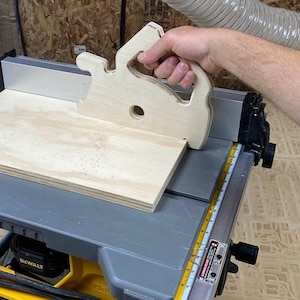 Circular Saw Shaped Table Saw Push Stick Template PDF Download, Push ...