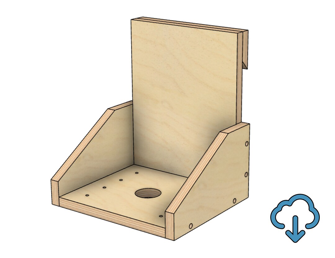 French Cleat Router Storage Shelf DIY Woodworking Plans - Etsy