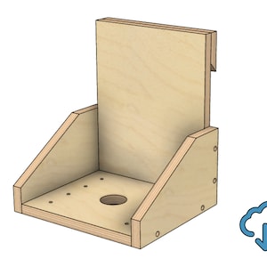 French Cleat Router Storage Shelf: DIY Woodworking Plans (PDF) - Etsy