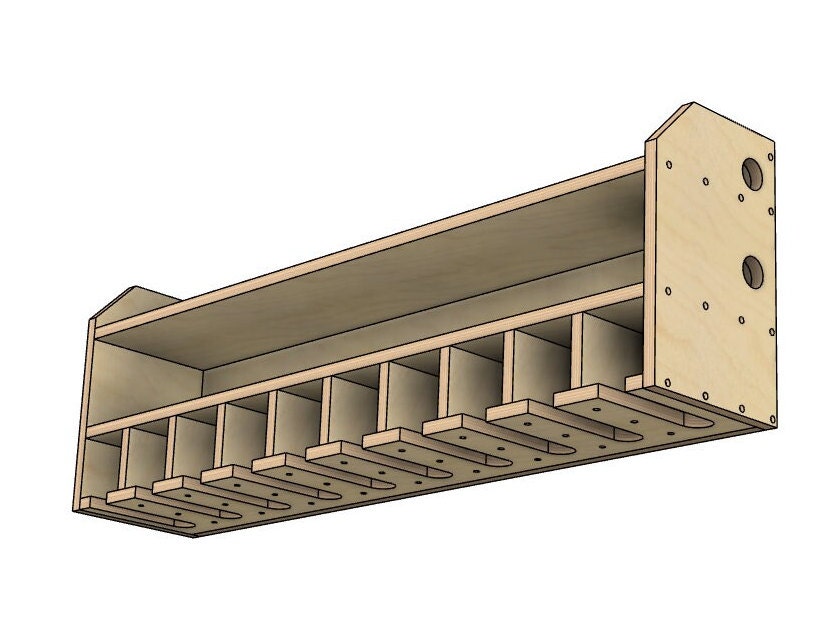 10 Slot DIY Cordless Power Tool Storage Shelf Woodworking - Etsy Canada