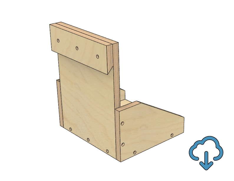 French Cleat Router Storage Shelf: DIY Woodworking Plans (PDF) - Etsy