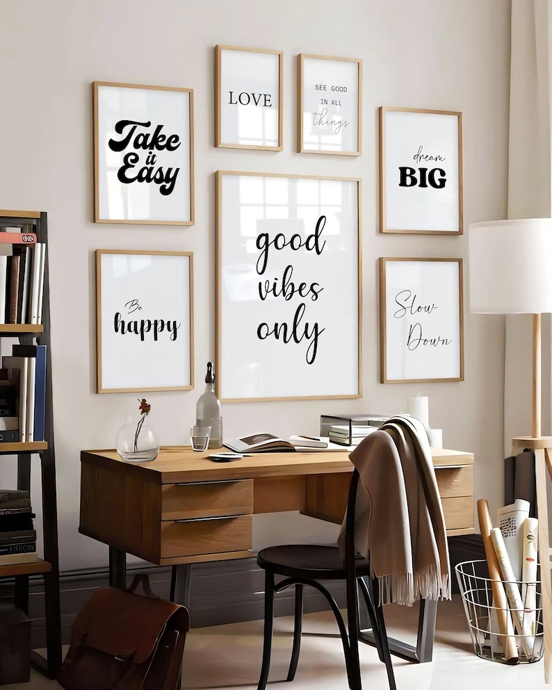 Wall Art Prints Positive Affirmations Wall Art Quotes Inspirational ...
