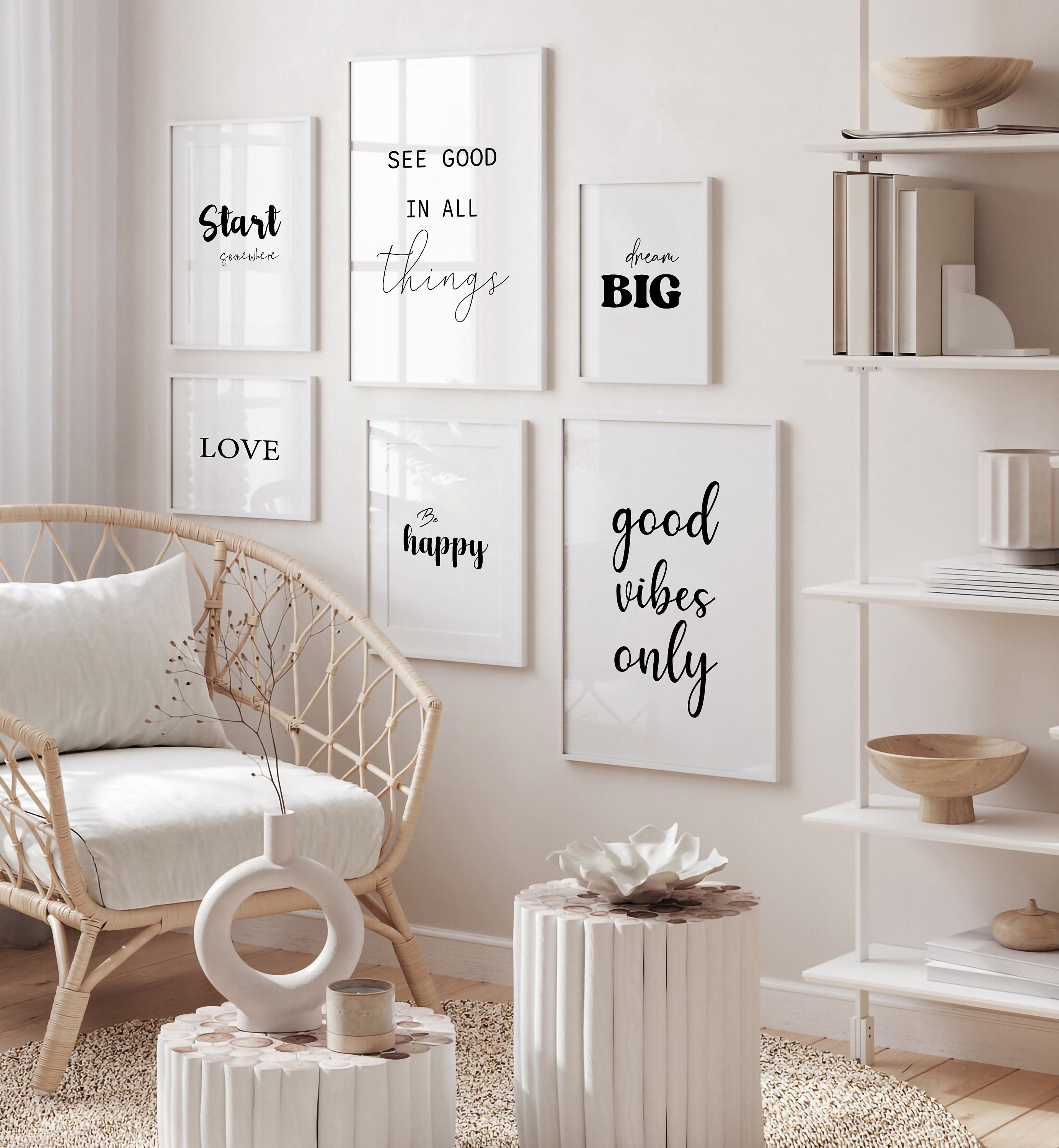 Wall Art Prints Positive Affirmations Wall Art Quotes - Etsy