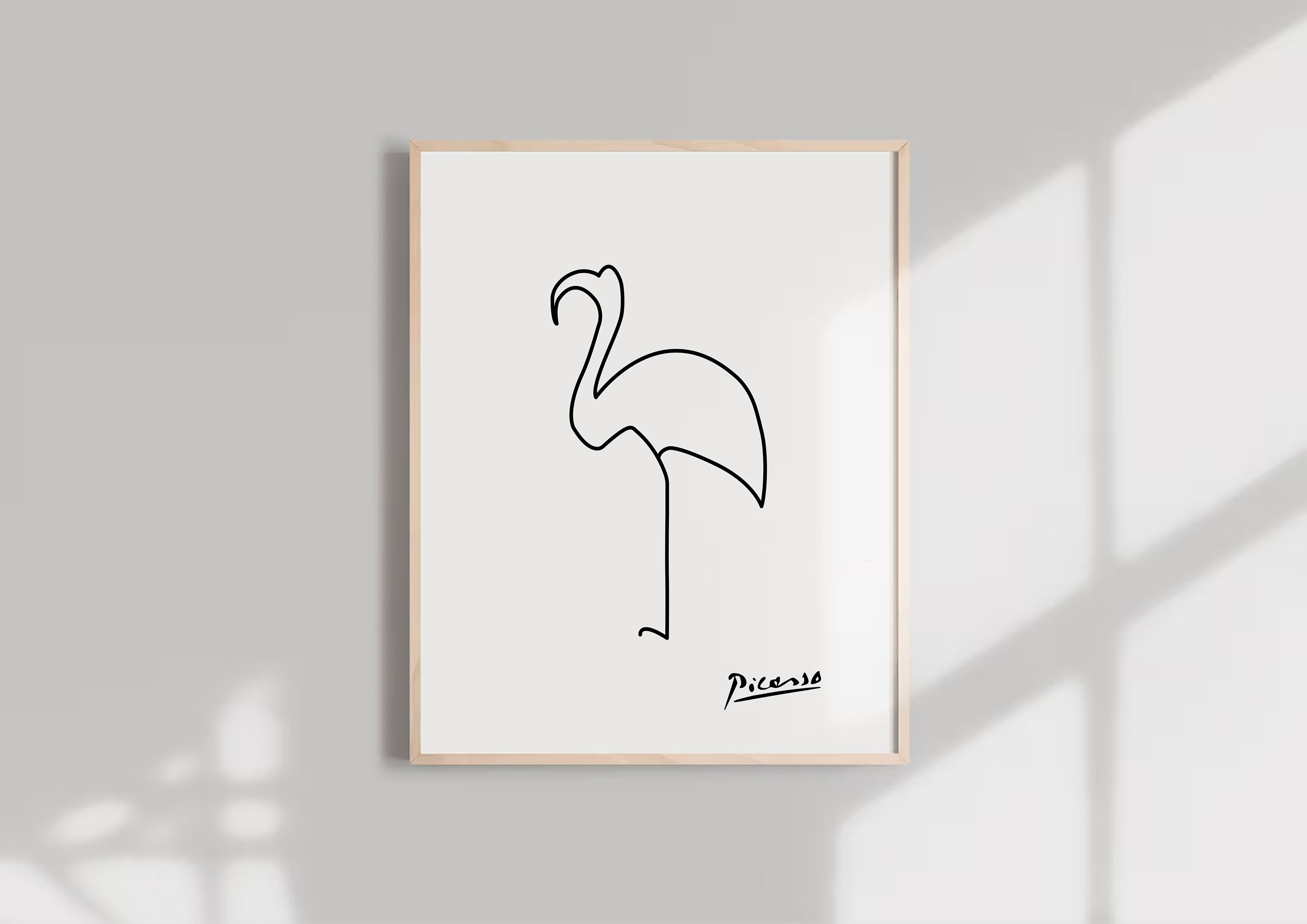 Picasso Animals Prints, Set of 6, Animal Line Drawing, Picasso ...