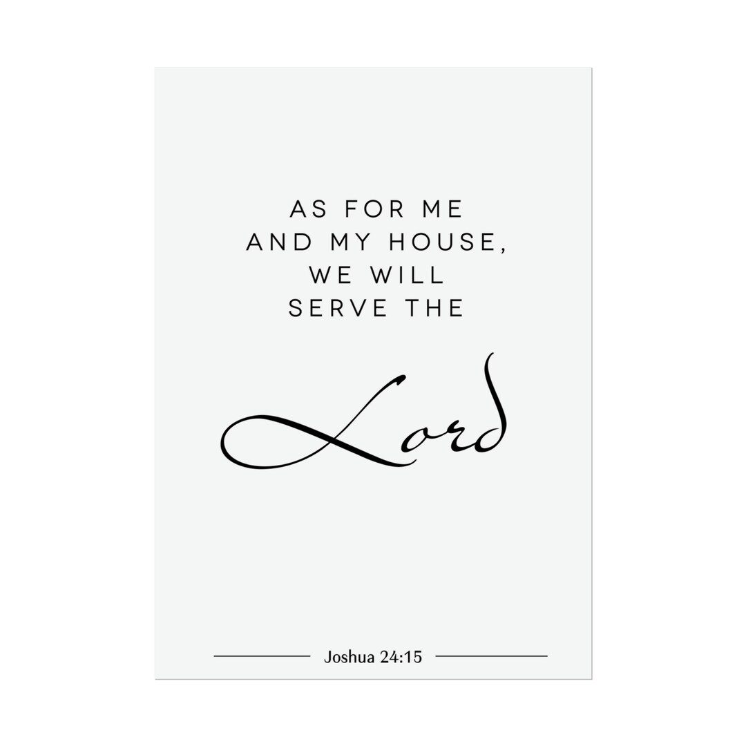 Christian Wall Art Bible Verse Wall Art Christian Prints as for Me and ...