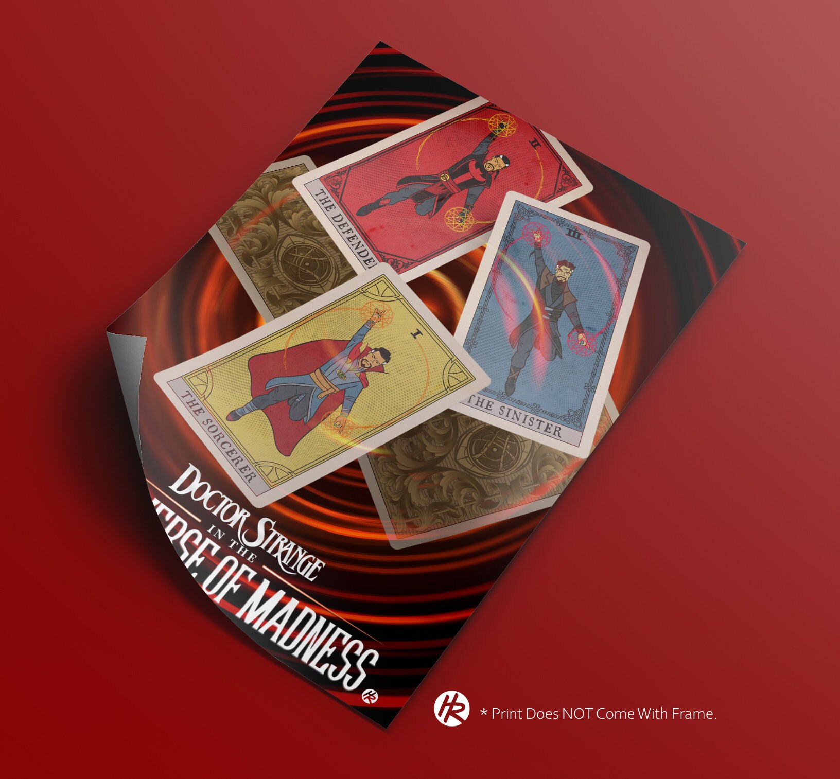 Doctor Strange Multiverse of Madness Tarot Cards 8.5x11 or 11x17 Color ...