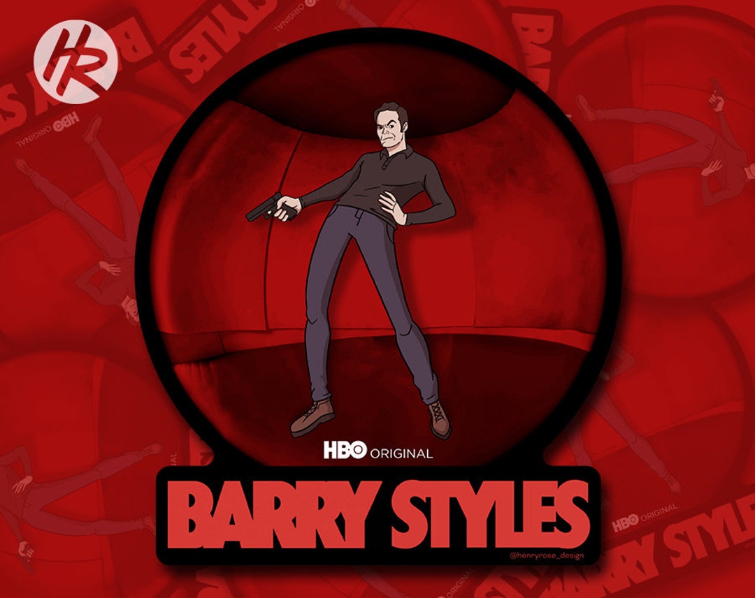 Barry Styles Vinyl Waterpoof Sticker, Funny Barry Berkman HBO Harry ...