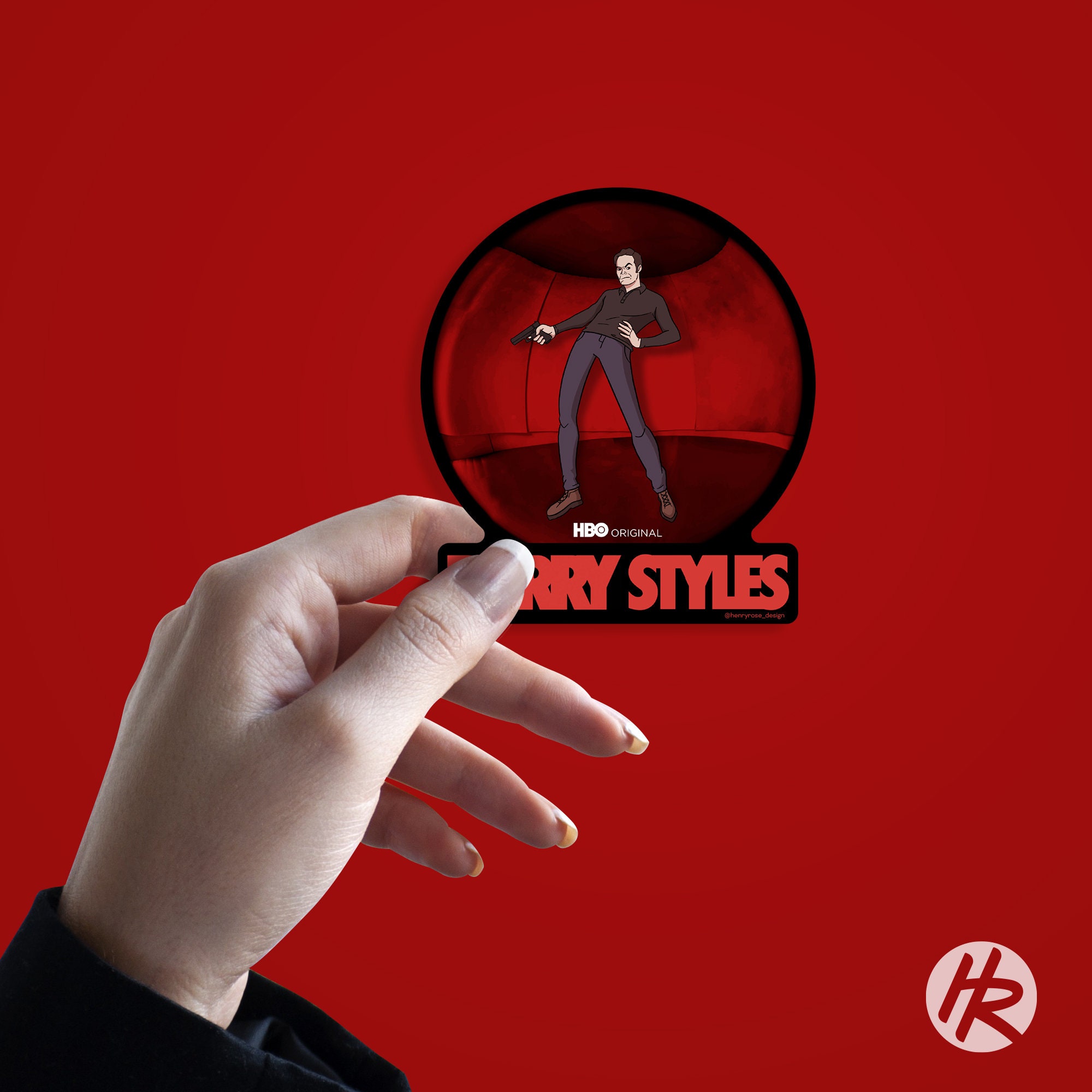 Barry Styles Vinyl Waterpoof Sticker, Funny Barry Berkman HBO Harry ...