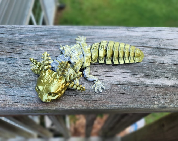 Flexible Robot Axolotl 3D Printed Articulated Desktop Pet - Excellent ...