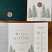 Christmas Tree Gatefold Wedding Invitation - Etsy