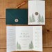 Christmas Tree Gatefold Wedding Invitation - Etsy