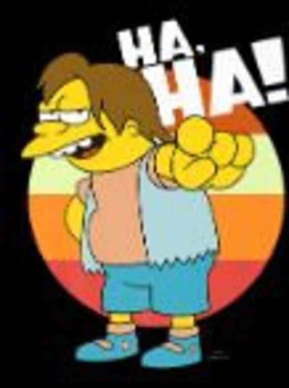 The Simpsons Nelson HAHA Premium Png - Etsy