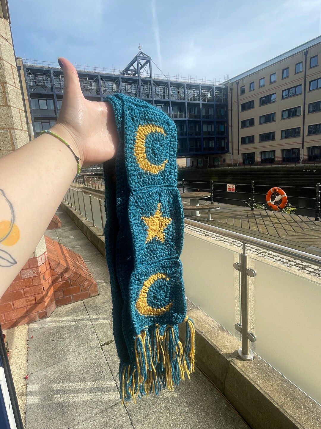 Nebula Crochet Scarf - Etsy