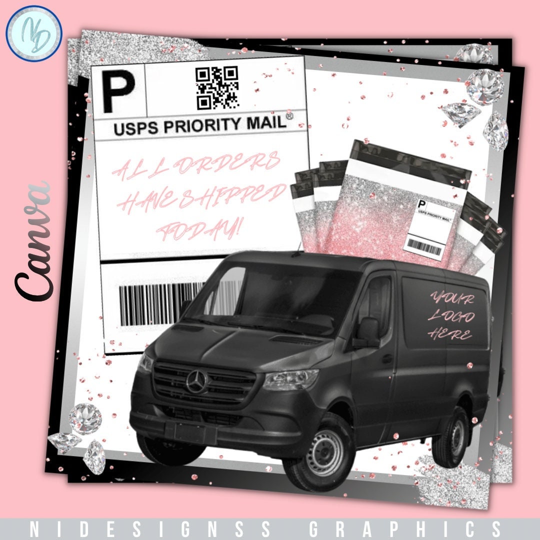 DIY Order Shipped Flyer | E-mail Flyer | Diy Flyer | Shipped Flyer ...
