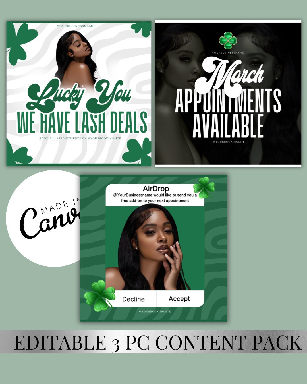 March Bookings Flyer | Bookings Flyer | Lucky You | St Patrick’s Day ...