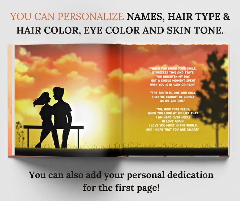 Personalized Love Book, Valentine's Gift, Personalized Gift for ...