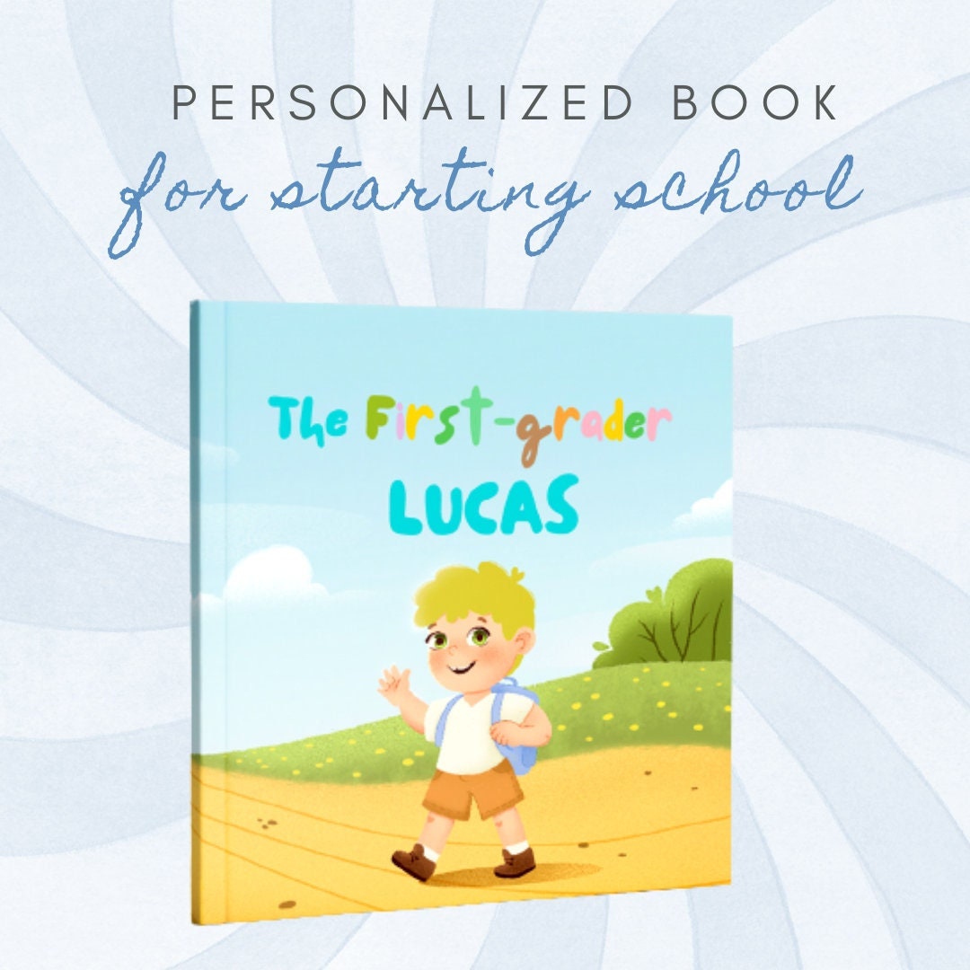 First Grade, Back to School, Starting School Gift, First Day of School ...