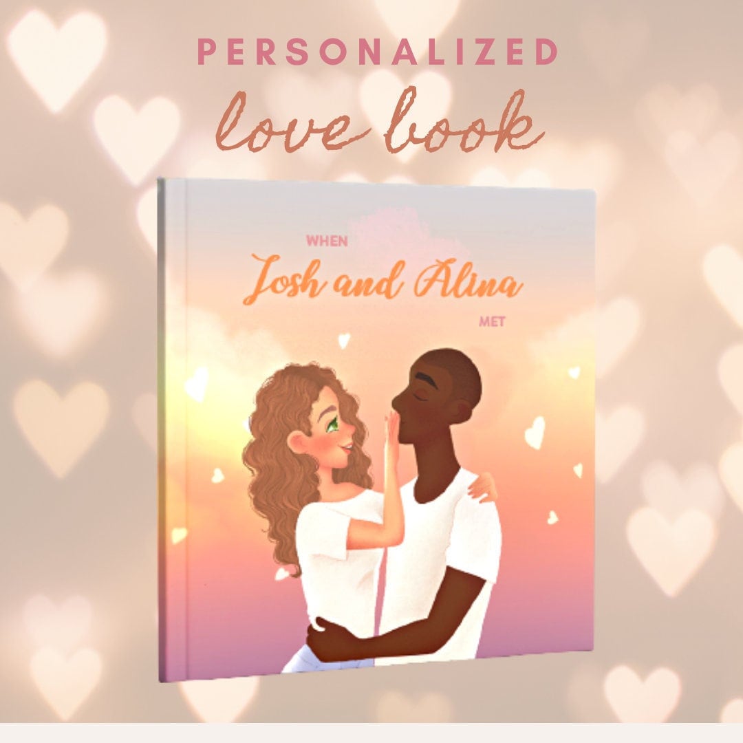 Personalized Love Book, Valentine's Gift, Personalized Gift for ...