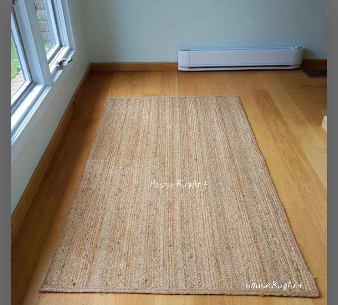 Natural Jute Braided Rug Handmade Handwoven Jute Area Rug - Etsy