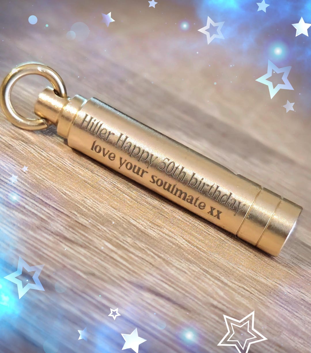 Personalised Engraved Brass High Volume Very Loud Whistle,sports ...