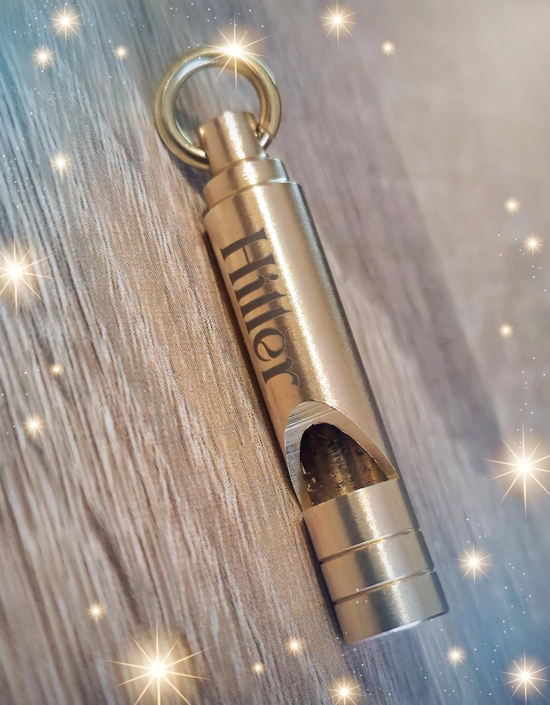 Personalised Engraved Brass High Volume Very Loud Whistle,sports ...