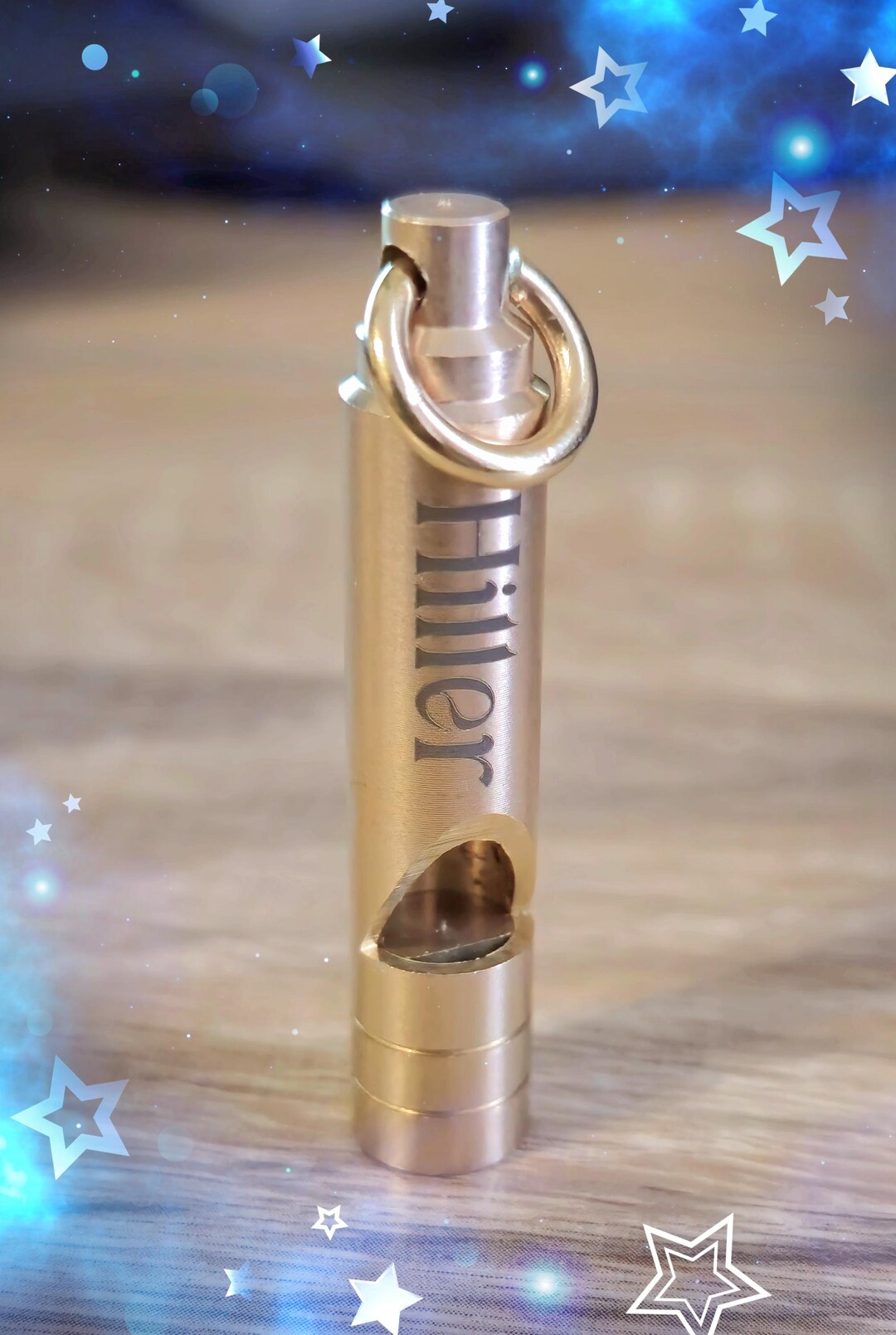 Personalised Engraved Brass High Volume Very Loud Whistle, Sports ...