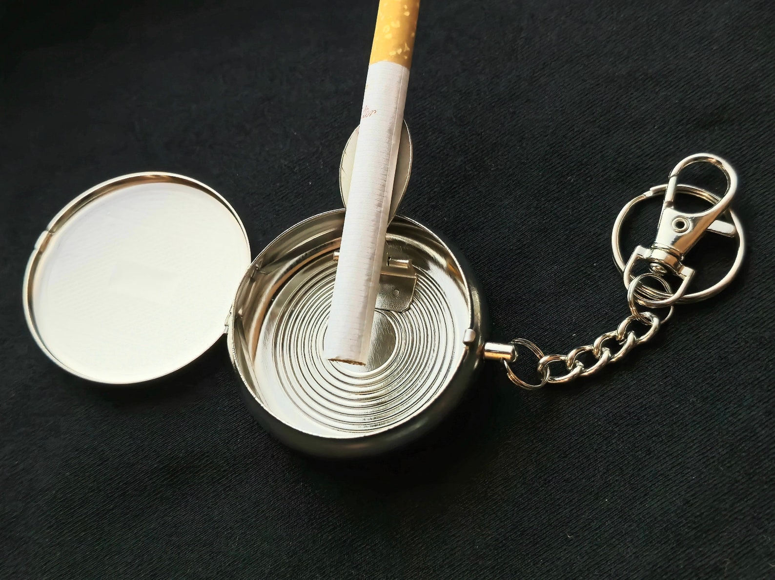 Personalised Engraved Coffin Ashtray With Cover, Mini Portable Ashtray ...
