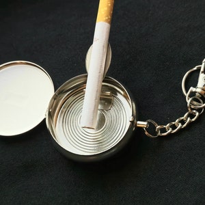 Personalised Engraved Coffin Ashtray With Cover, Mini Portable Ashtray ...