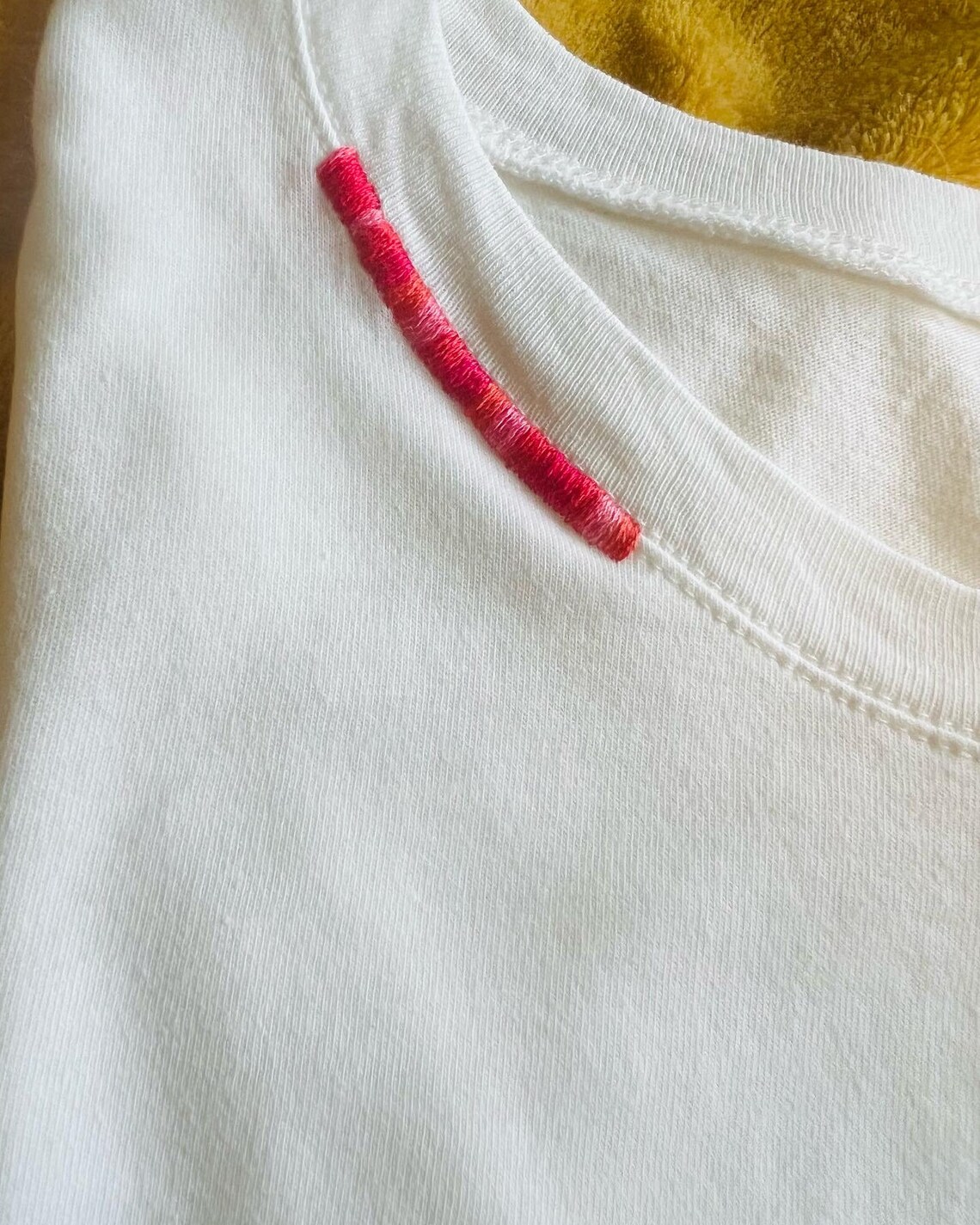 Personalized Hand Stitched Custom Women's T Shirt Heart - Etsy