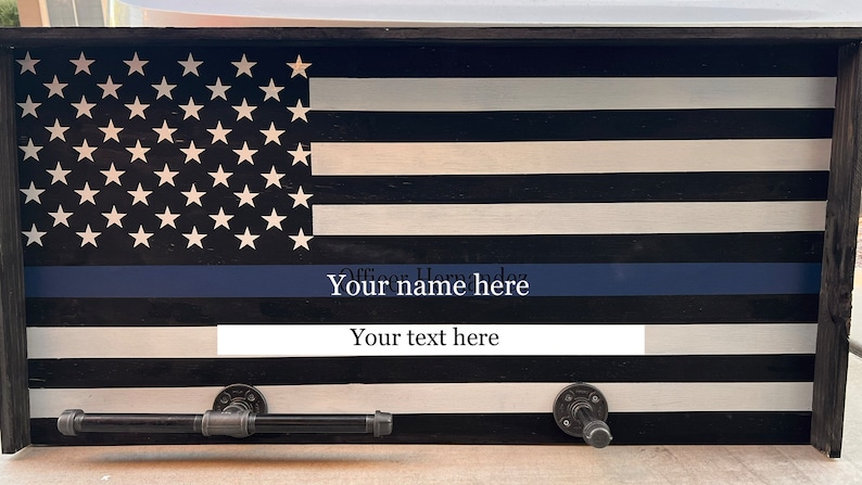Custom Officer Sign With Duty Belt and Vest Holders - Etsy