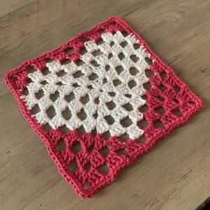 Heart Granny Square Pattern - Etsy