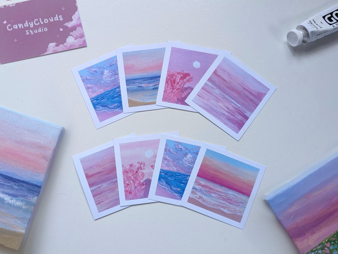 Mini Art Prints Aesthetic Decoration Gift Ideas Prints Paint Prints - Etsy