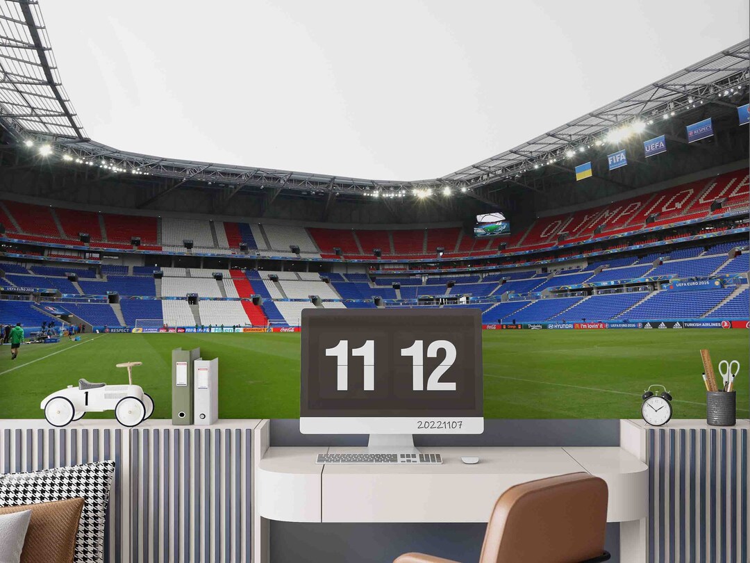 France Stade De Lyon 3D Wallpaper Peel and Stick Removable - Etsy