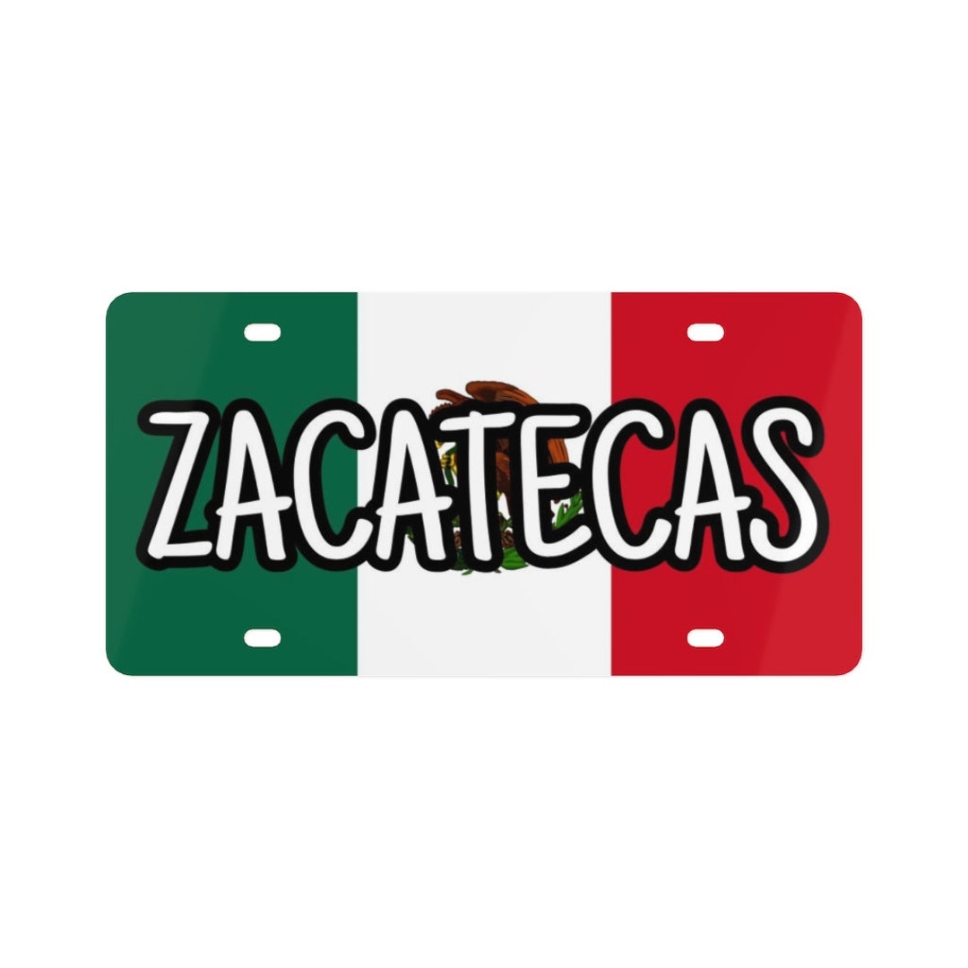 Placa De Zacatecas Zacatecas License Plate - Etsy