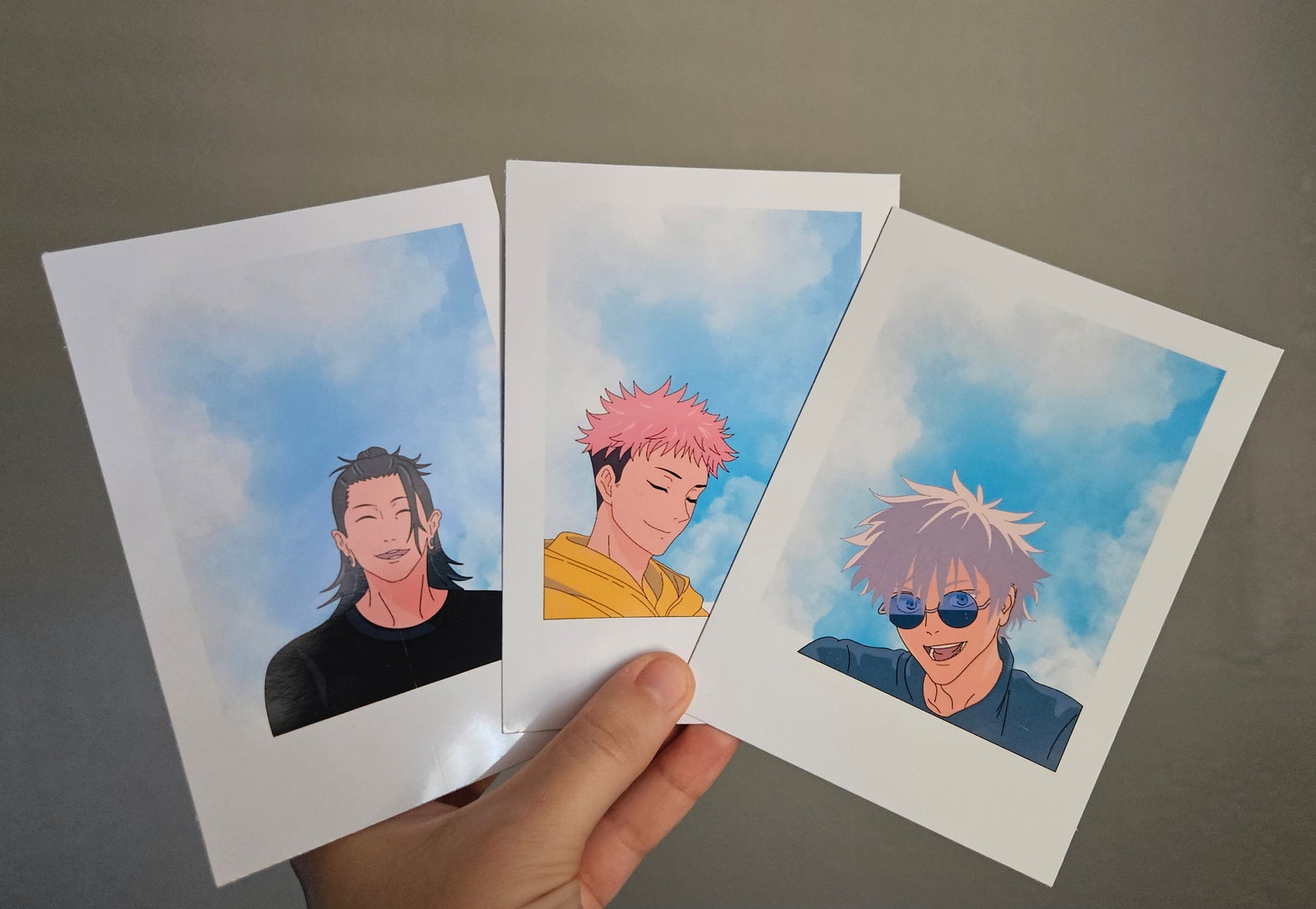 3 Pcs Aesthetic Anime Postcards Prints - Jujutsu Anime - Etsy