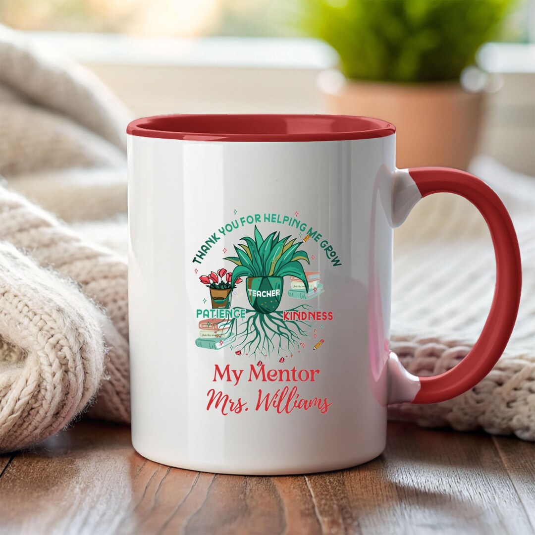 Mentor Teacher Gift, Personalized Gift for Mentor, Thoughtful Gifts for Mentor Teachers, Perfect ...