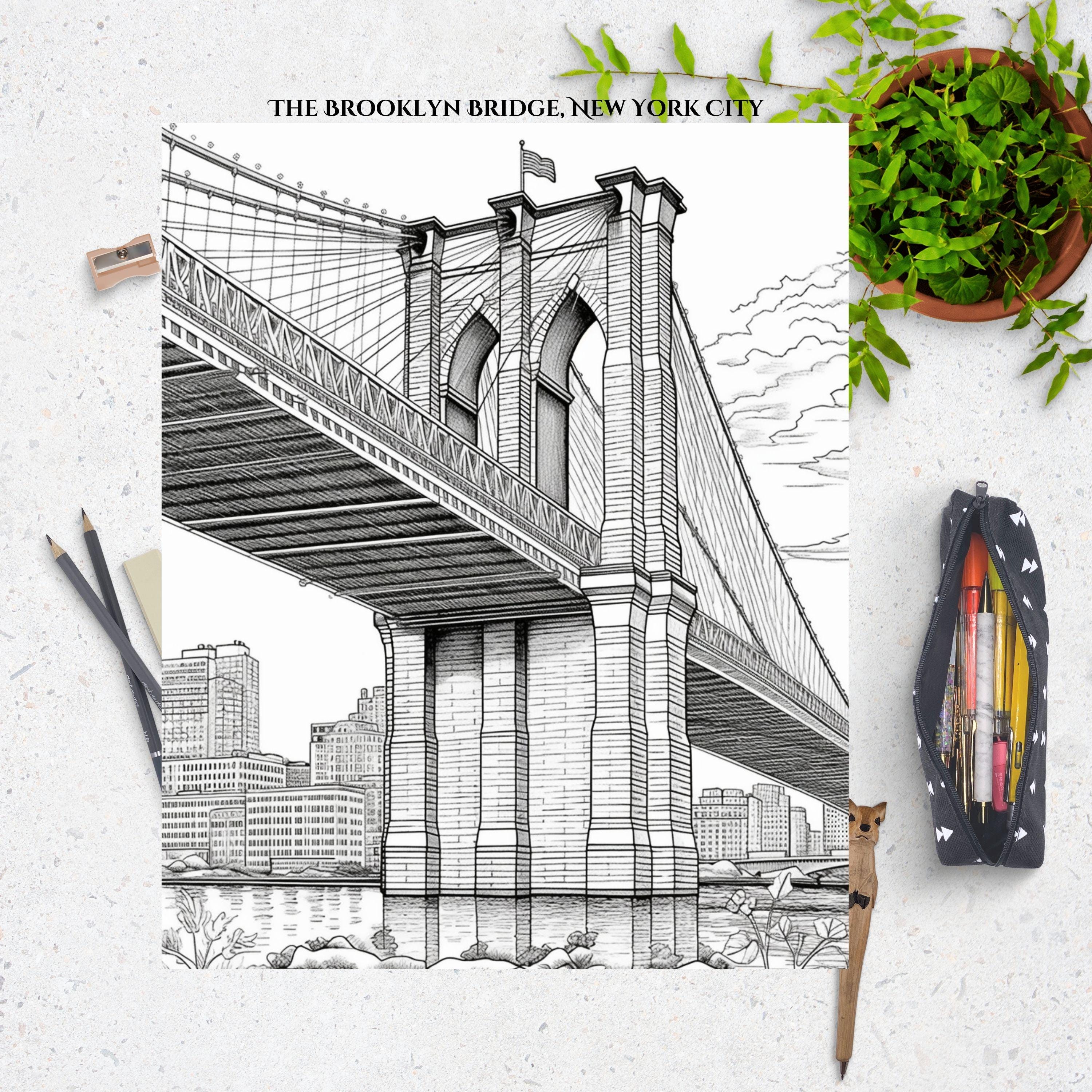 City Coloring Pages, 50 Printable Cities Designs, Digital Download for ...