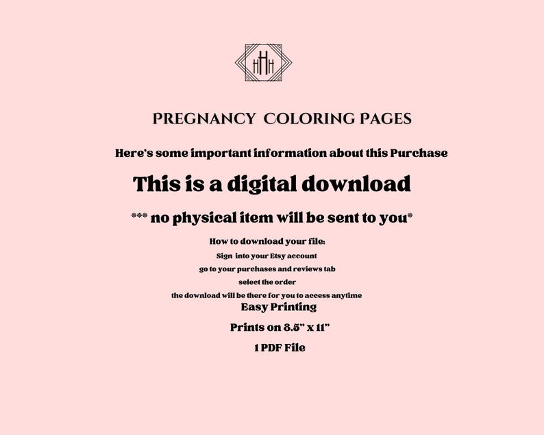 Pregnancy Coloring Pages | Pregnancy Relaxation Gifts for Women ...