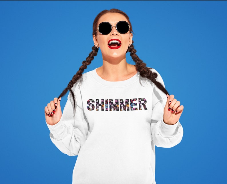 Taylor Swift SHIMMER Bejeweled Graphic Sweatshirt - Etsy