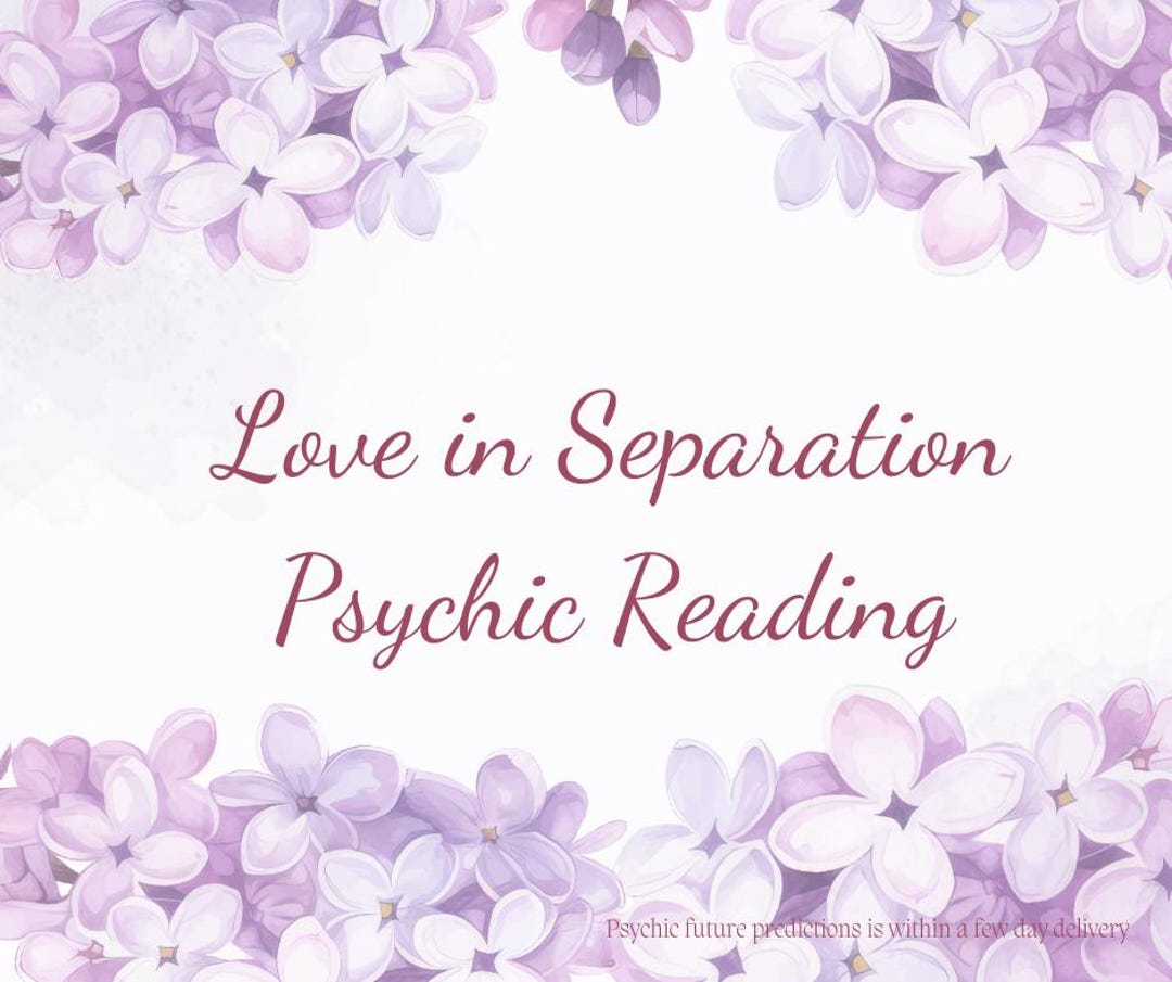 Same Day Separation Psychic Reading: Insightful Guidance - Etsy