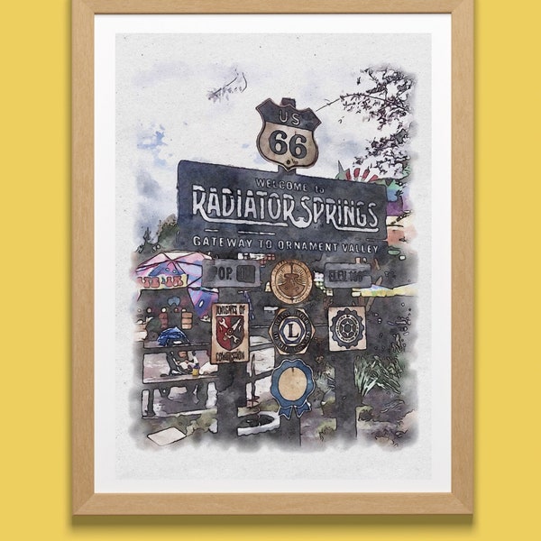 Radiator Springs - Etsy