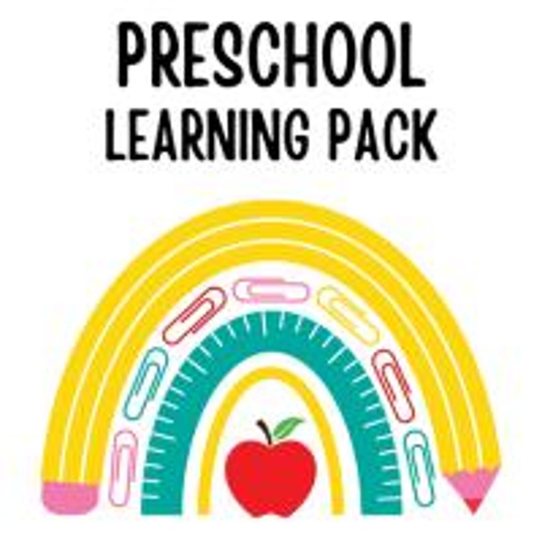 Preschool Learning Pack - Etsy