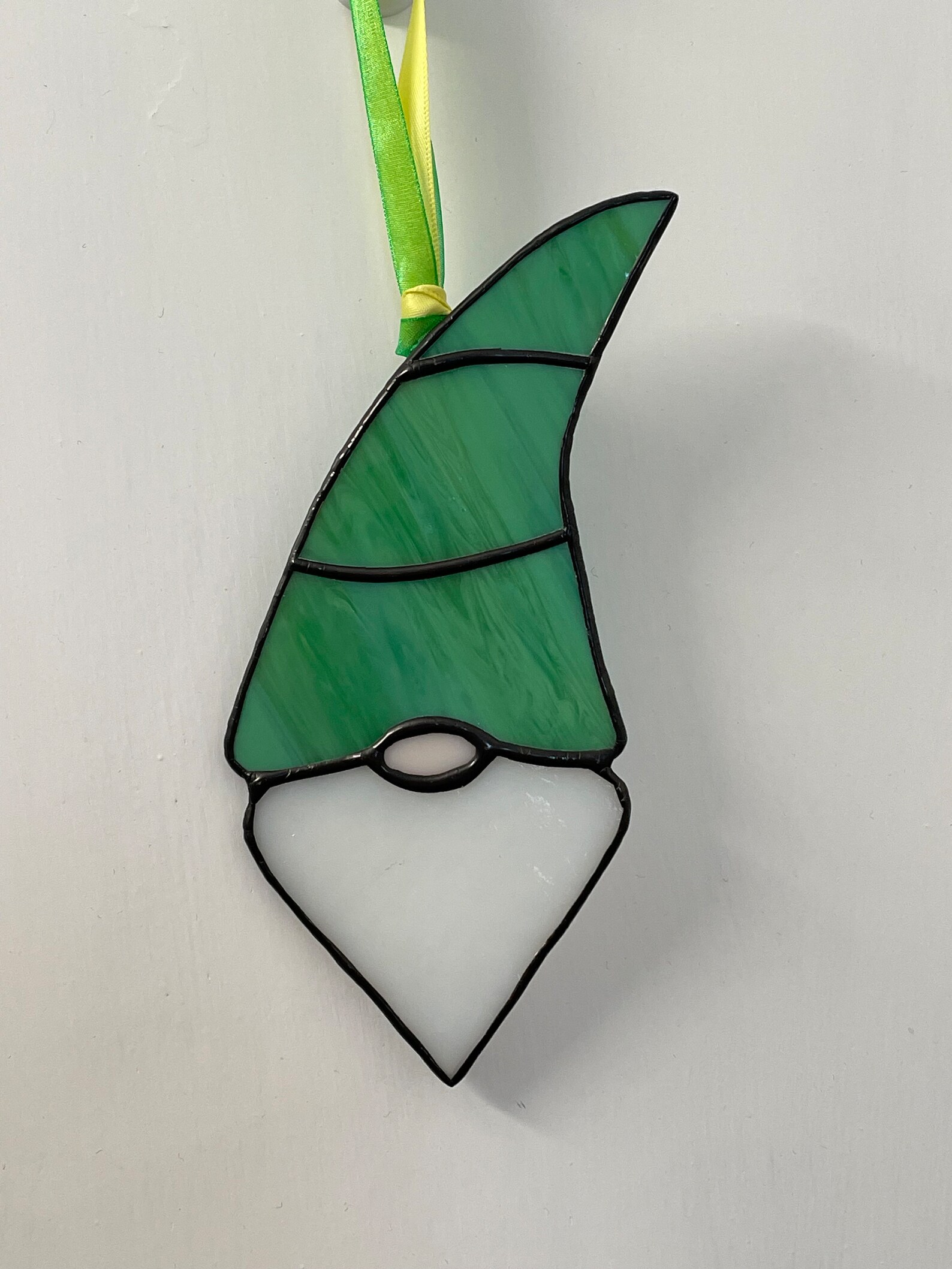 Green Stained Glass Gnomes / Glass Gnomes / Gnome Decor - Etsy