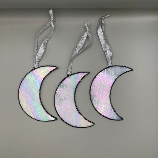 Stained Glass Sun and Moon - Etsy
