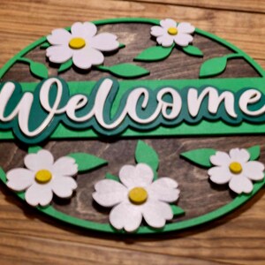 Laser Cut Wood Welcome Sign - Etsy