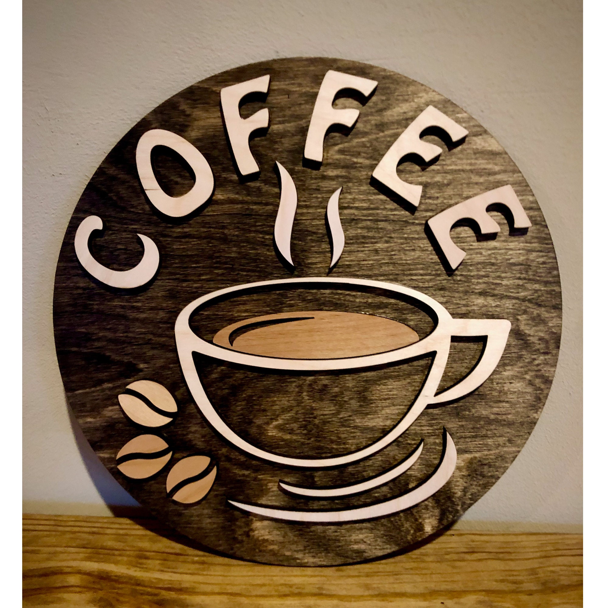Wood Coffee Sign - Etsy