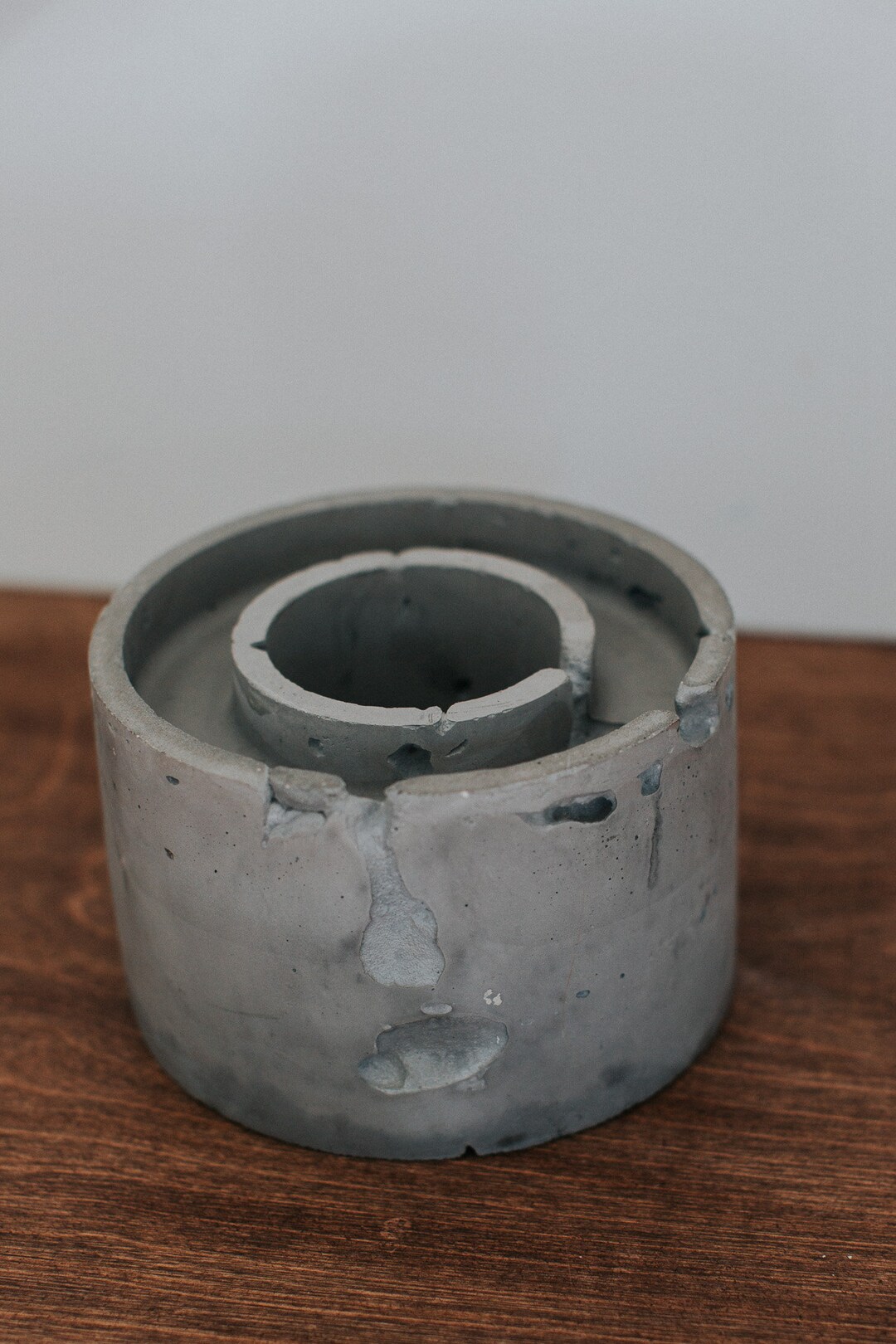 Concrete Fire Vessel With Metal Basin - Etsy