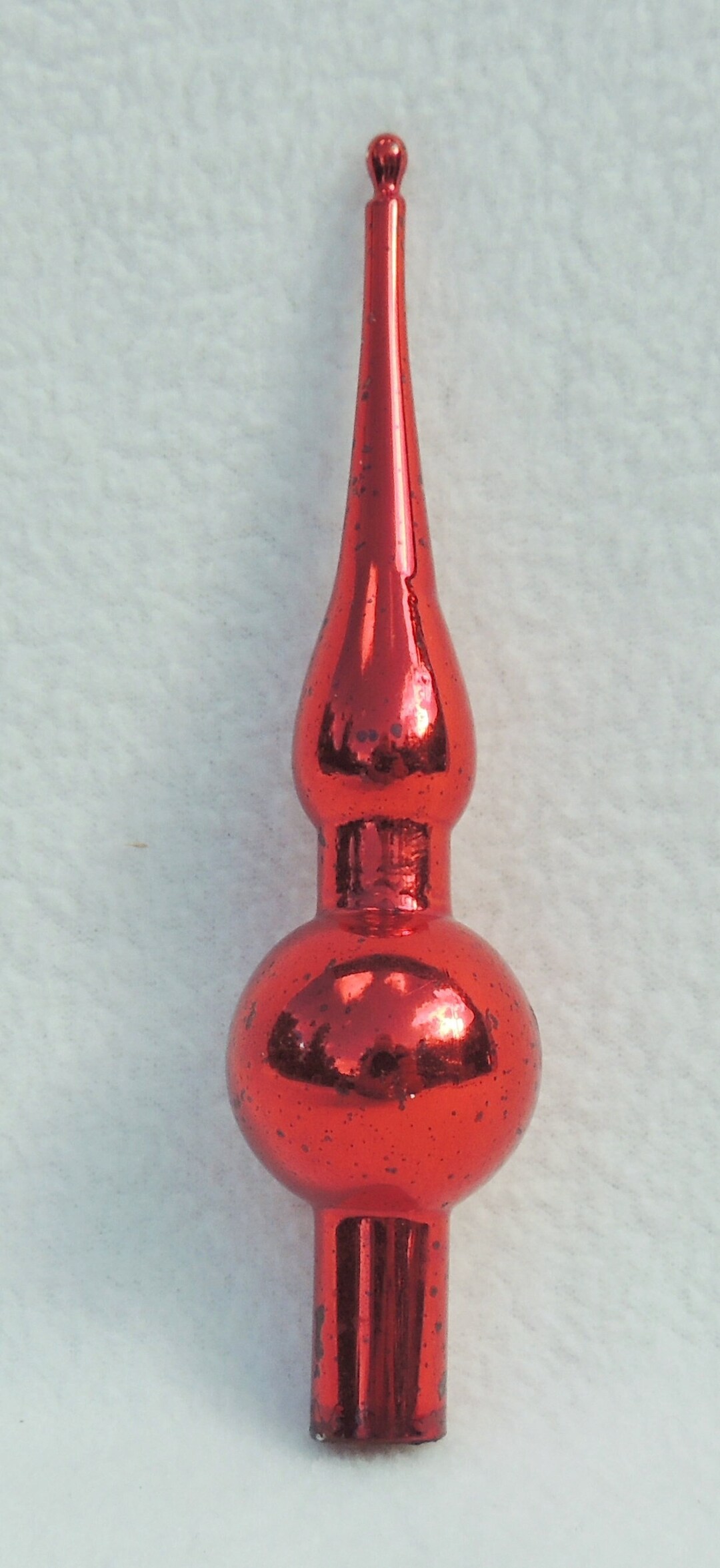 Small Vintage Red Mercury Glass Miniature Christmas Tree Ornament - Etsy